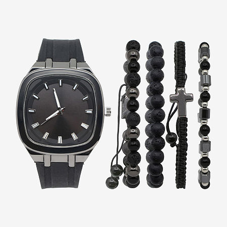 Click here for Geneva Mens Black 5-pc. Watch Boxed Set Mac7162jc... prices