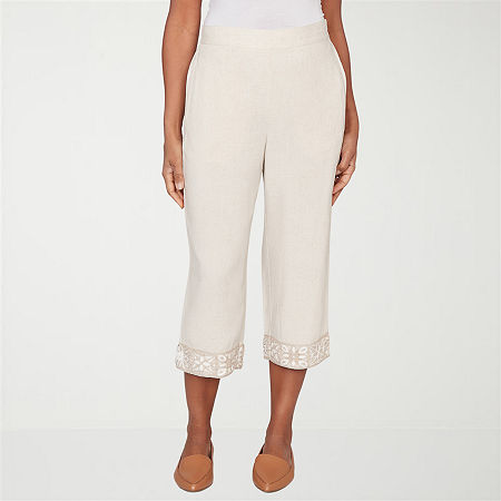 Click here for Alfred Dunner Womens Straight Capri Pant  18  Beig... prices