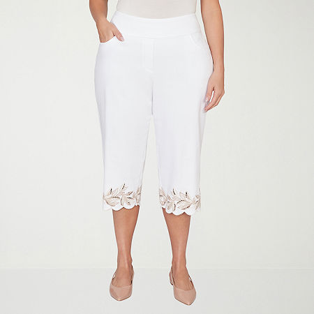 Click here for Alfred Dunner Womens Plus Straight Capri Pant  16w... prices