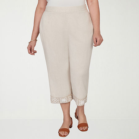 Click here for Alfred Dunner Womens Plus Straight Capri Pant  24w... prices