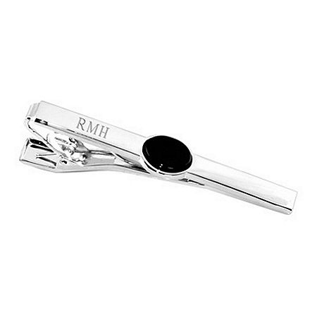 Click here for Personalized Tie Bar with Onyx Stone  One Size  Gr... prices