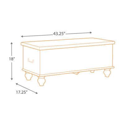 Signature Design by Ashley® Fossil Ridge Storage Bench, Color: Beige ...