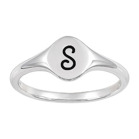Click here for Womens Sterling Silver Signet Ring  6 prices