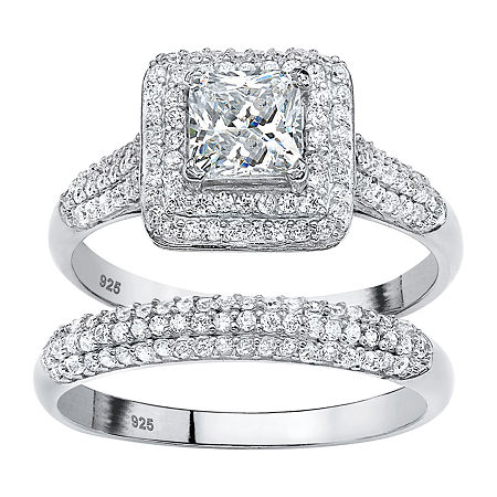 Click here for DiamonArt Womens 1 1/2 CT. T.W. White Cubic Zircon... prices