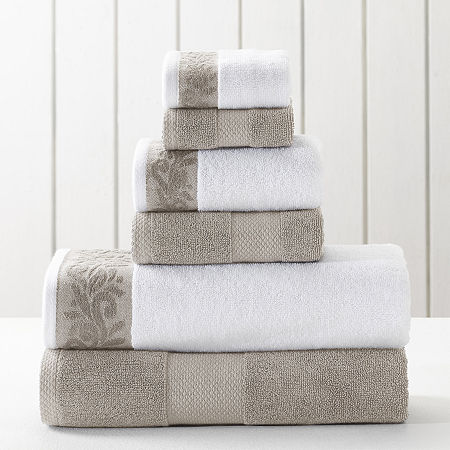 Click here for Modern Threads 6-pc. Bath Towel Set  One Size  Bei... prices