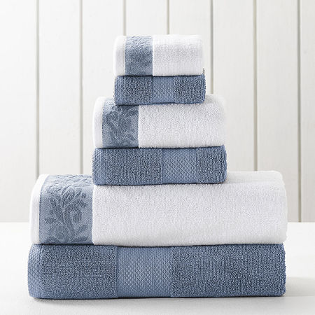 Click here for Modern Threads 6-pc. Bath Towel Set  One Size  Blu... prices