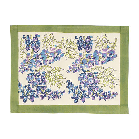 Click here for Couleur Nature Wisteria 6-pc. Placemats  One Size... prices