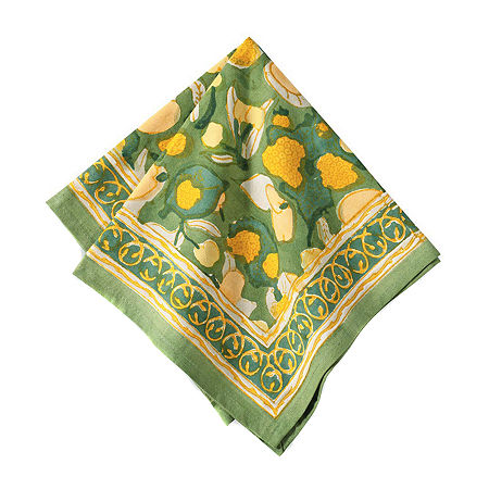 Click here for Couleur Nature Fruit 6-pc. Napkin  One Size  Yello... prices