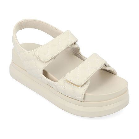 Click here for Journee Collection Debby Womens Adjustable Strap F... prices
