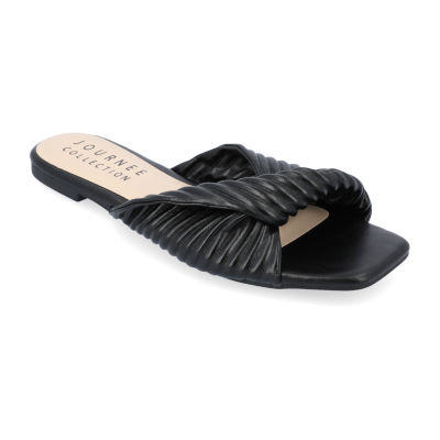 Journee Collection Womens Emalynn Flat Sandals - JCPenney