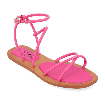 Click here for Journee Collection Womens Farron Ankle Strap Flat... prices