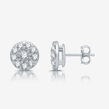 Click here for 1/2 CT. T.W. Lab Grown White Diamond Sterling Silv... prices