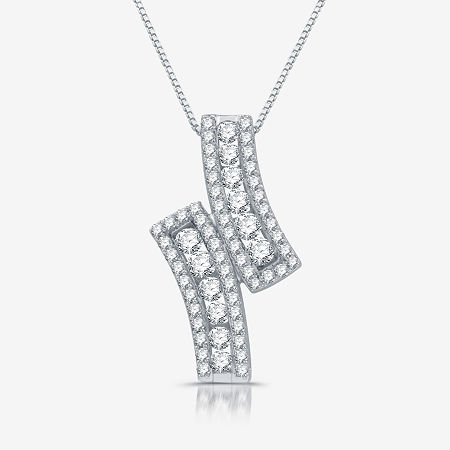 Click here for Womens 1 CT. T.W. Lab Grown White Diamond Sterling... prices