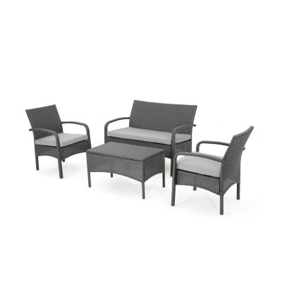 Cordoba 4-pc. Conversation Set, Color: Gray - JCPenney