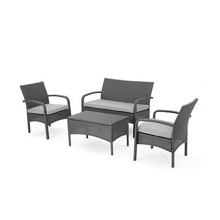 Click here for Cordoba 4-pc. Conversation Set  One Size  Gray prices
