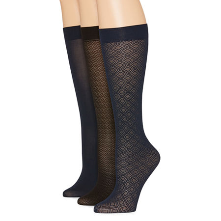 Click here for Mixit Womens 3 Pair Trouser Socks  4-10  Blue prices