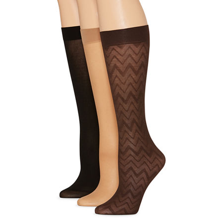 Click here for Mixit Womens 3 Pair Trouser Socks  4-10  Brown prices