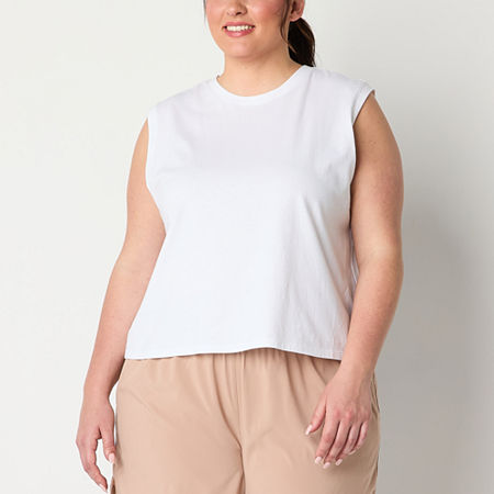 Click here for Xersion Womens Cotton Crew Neck Sleeveless Muscle... prices