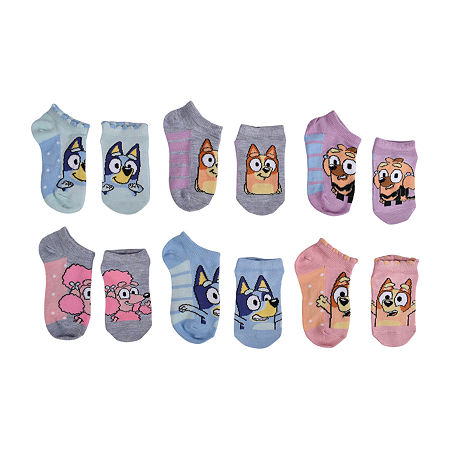 Click here for Little & Big Kid Girls Multi-Pack 6 Pair Bluey No... prices