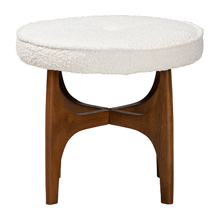 Click here for Theo Footstool  One Size  White prices