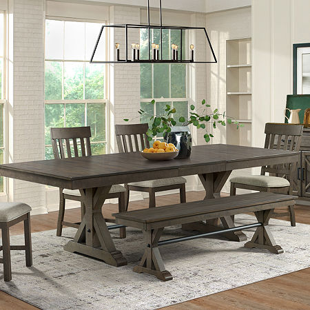 Click here for Remington 6-Piece Dining Set with Backless Bench... prices