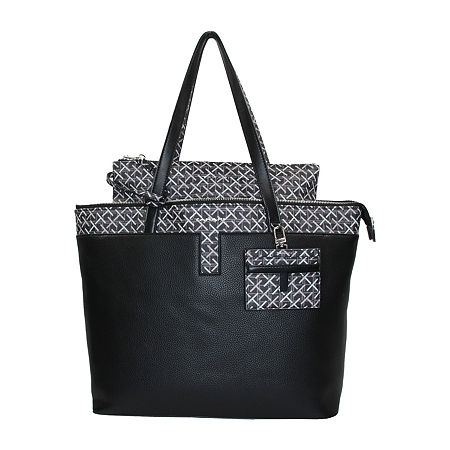 Click here for Tahari Commuter Multi Compartment Tote Bag  One Si... prices