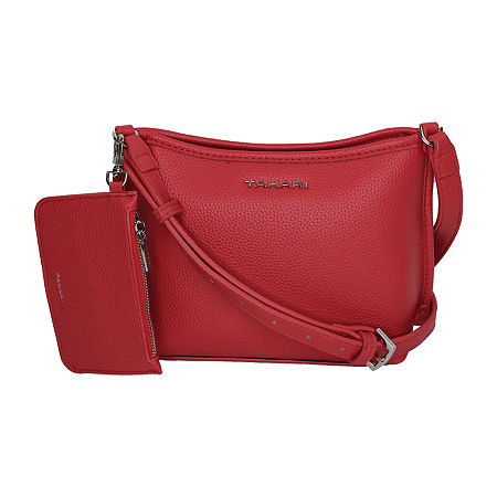 Click here for Tahari Cooper Top Zip Crossbody Bag  One Size  Red prices