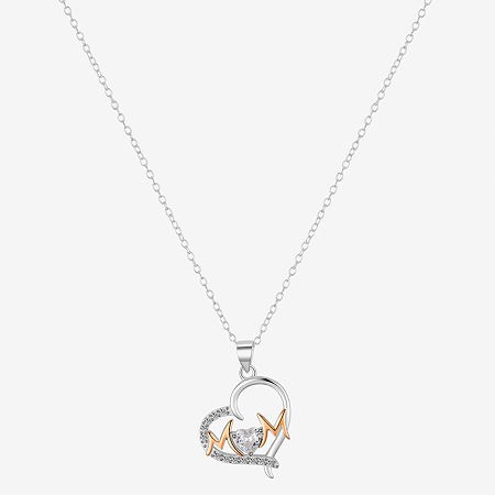 Click here for Footnotes Mom Womens Cubic Zirconia Sterling Silve... prices