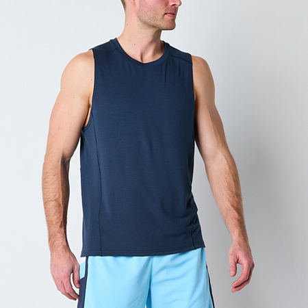 Click here for Xersion Seamed Mens Round Neck Sleeveless Muscle T... prices
