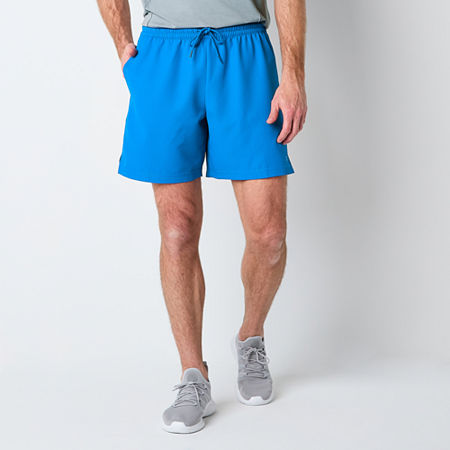 Click here for Xersion Mens 7 Workout Shorts  Large  Blue prices