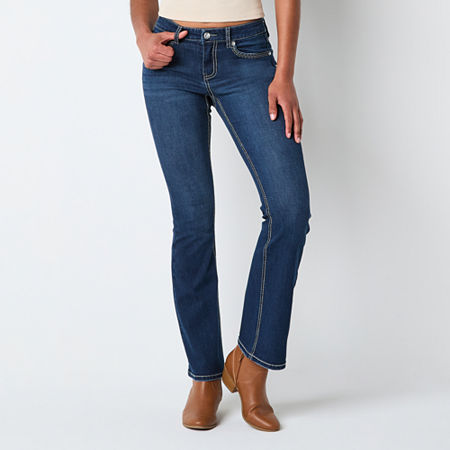 Click here for Vanilla Star-Juniors Womens Mid Rise Bootcut Jean... prices