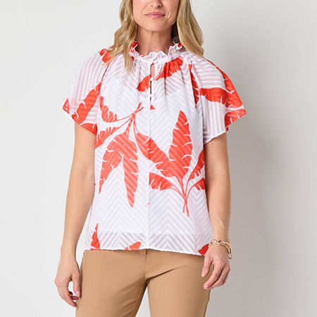 Click here for Liz Claiborne Womens Crew Neck Short Sleeve Blouse... prices
