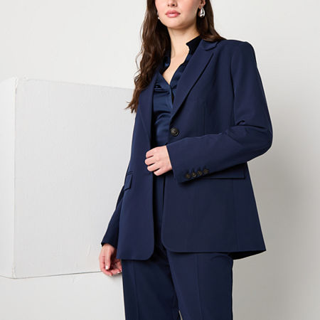 Click here for Worthington Womens Regular Fit Blazer  Medium  Blu... prices