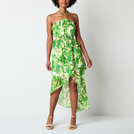 Click here for by&by Womens Sleeveless Floral Juniors A-Line Dres... prices