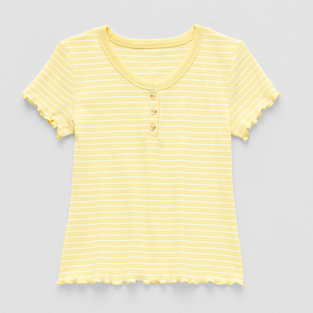 Click here for Thereabouts Little & Big Kid Girls V Neck Short Sl... prices