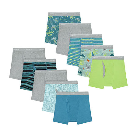 Click here for Hanes Toddler Boys 10 Pack Boxer Briefs Tub74p  2t... prices