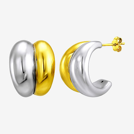 Click here for Silver Addiction Womens 14K Two Tone Gold Over Sil... prices