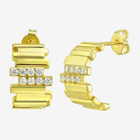 Click here for Silver Addiction White Cubic Zirconia 14K Gold Ove... prices