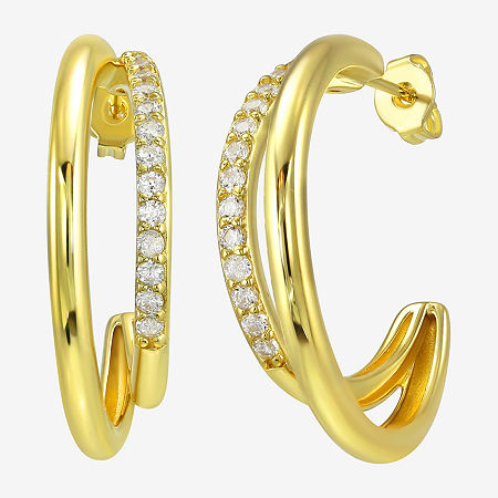 Click here for Silver Addiction White Cubic Zirconia 14K Gold Ove... prices