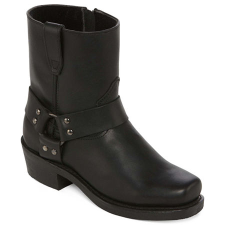 Click here for Dingo Mens Rev Up Leather Harness Boot - Black prices