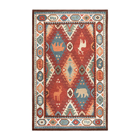 Click here for Rizzy Home Northwoods Collection Aiekin Hand-Tufte... prices