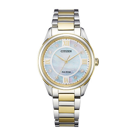 Click here for Citizen Eco-Drive Womens Arezzo Diamond-Accent Two... prices