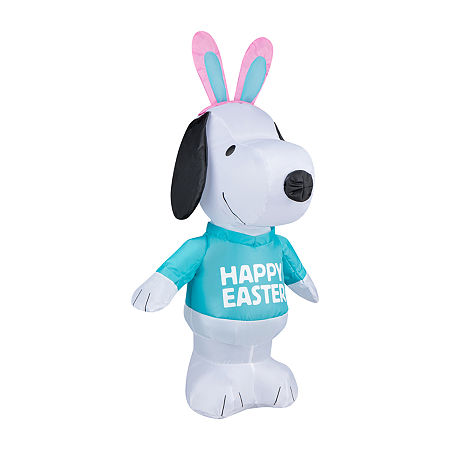 National Tree Company 19 Inflatable Easter Snoopy - Blue