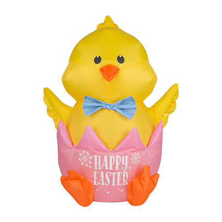 National Tree Company 16 Inflatable Happy Easter Chick - Yellow