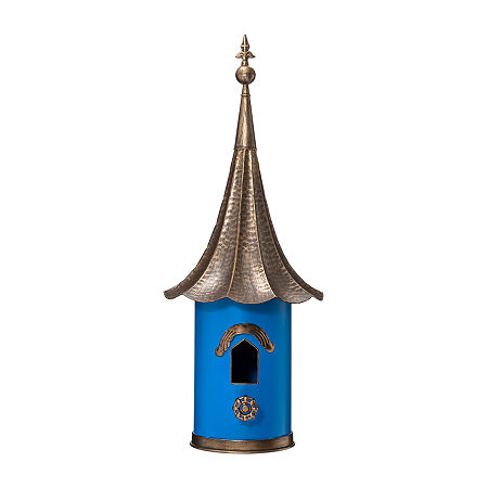 Click here for Glitzhome 32 Farmhouse Blue Pagoda Bird House  One... prices