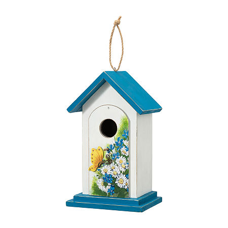 Click here for Glitzhome 11.75 Daisy With Butterfly Outdoor Woode... prices