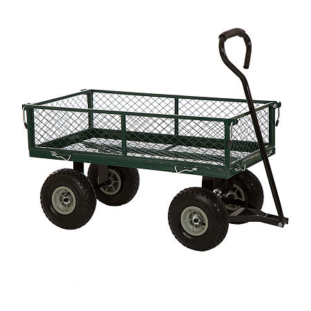 Click here for Glitzhome 37.5 Green Steel Garden Cart  One Size... prices
