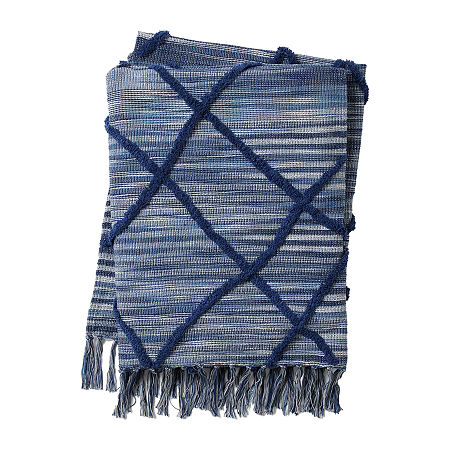 Click here for Blue Loom Hayes Midweight Throw  One Size  Blue prices