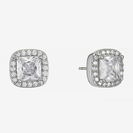 Click here for Monet Jewelry Timeless Silver Tone Halo Cubic Zirc... prices