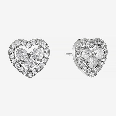 Click here for Monet Jewelry Timeless Silver Tone Halo Cubic Zirc... prices